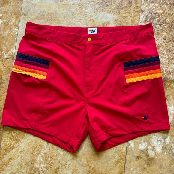 Aviator Nation | Swim | Aviator Nation Mens Horizontal 5 Stripe Flex ...